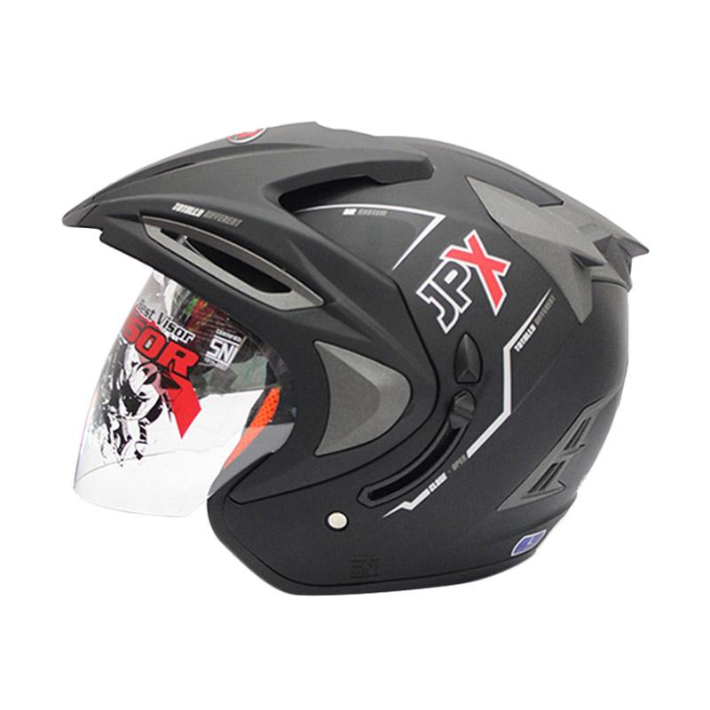 Jual JPX Supreme Original Half Face Helm - XL Black Doff di Seller AFRA ...