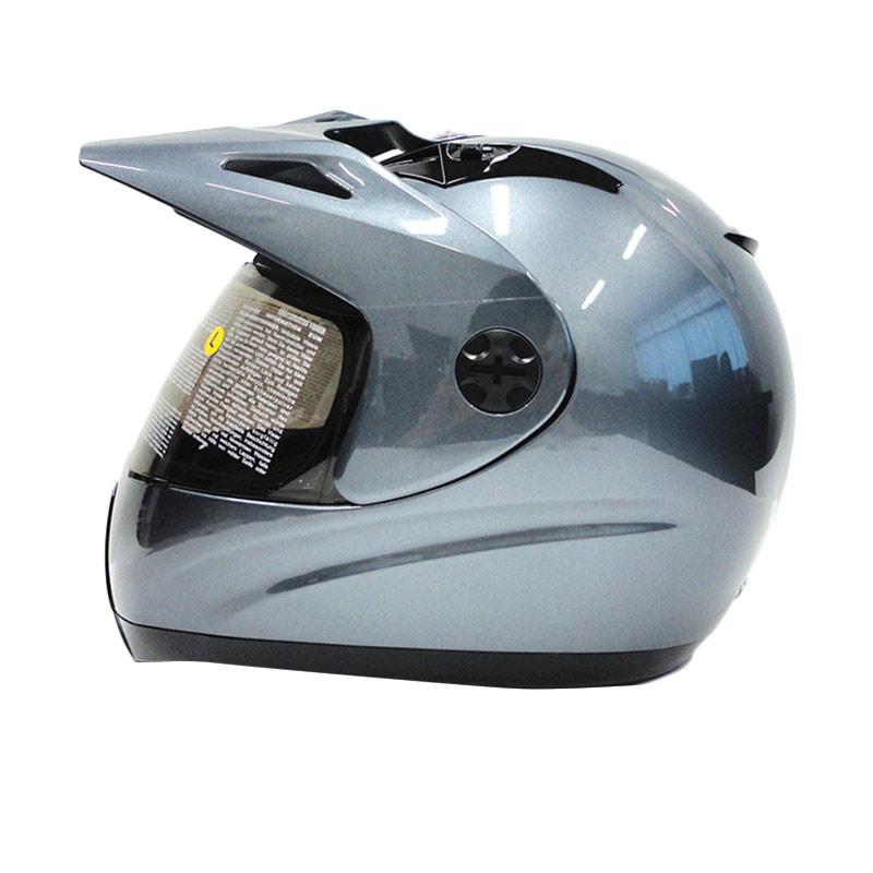 Jual Zeus Supermoto ZS-2100 Helm Full Face - Titanium di Seller BIKE ...