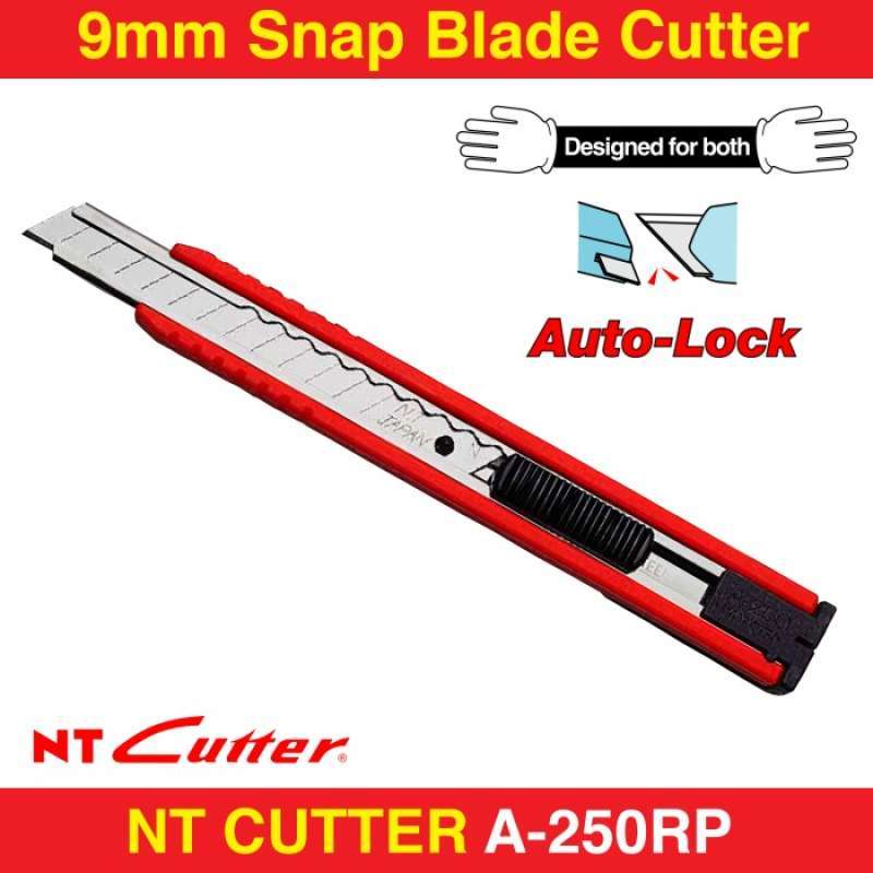 Jual Gratis Ongkir Kater Jepang Nt Cutter A-250Rp 9Mm Blade Auto Lock ...