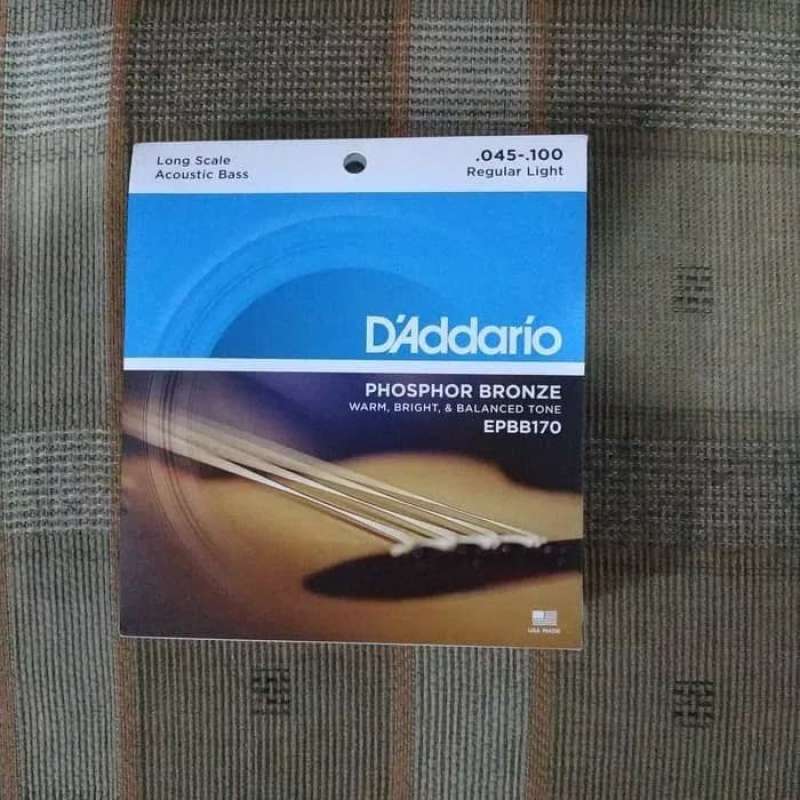 Jual ORIGINAL senar akustik bass long scale .045-.100 D'addario ...