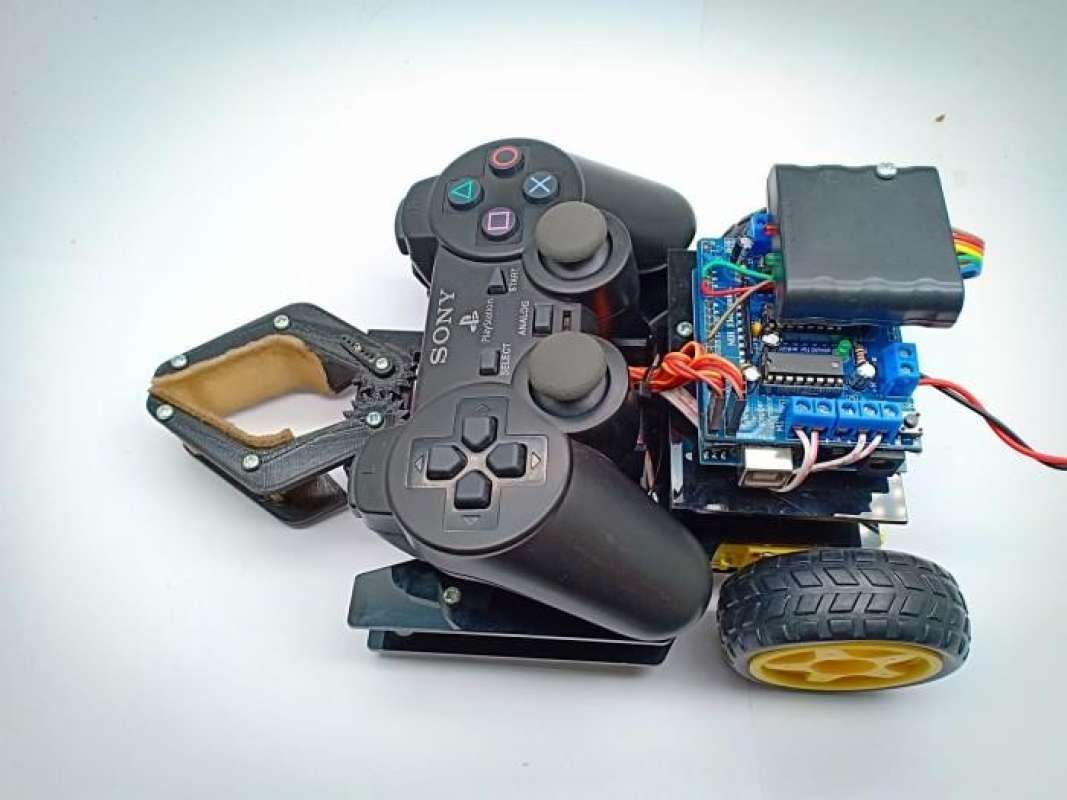 Jual Robot Transporter Gripper Arduino Controler Joystick Wireless Di ...