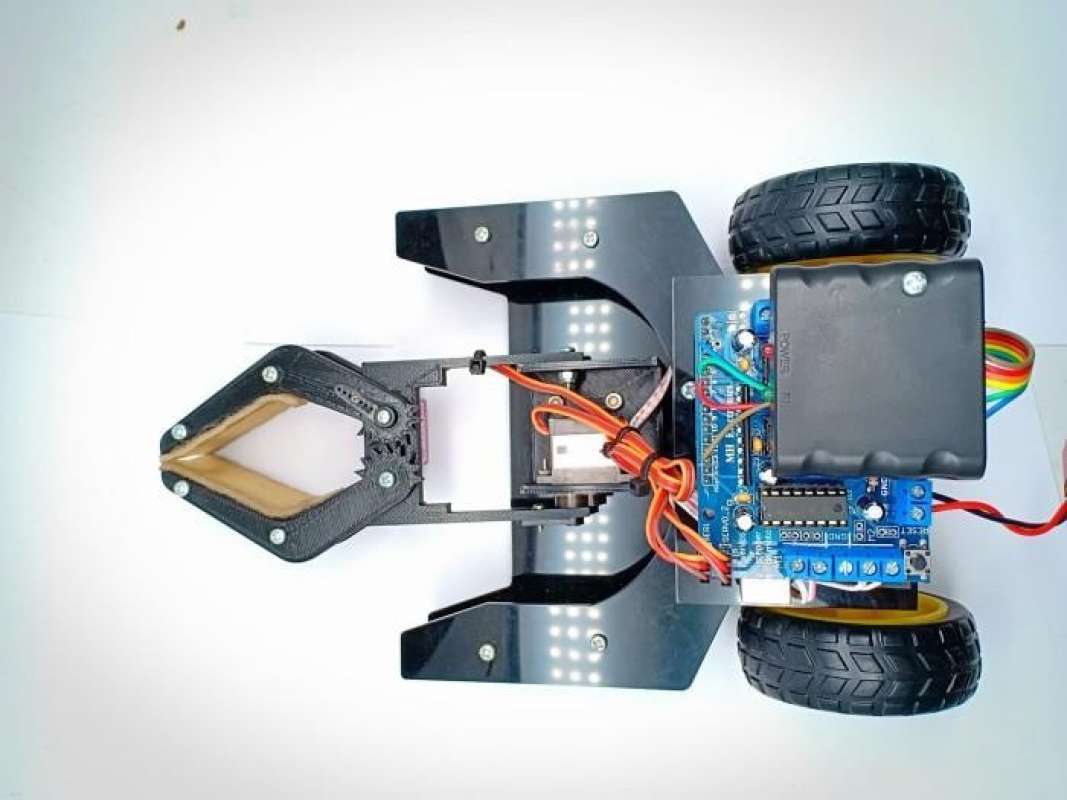 Jual Robot Transporter Gripper Arduino Controler Joystick Wireless Di ...