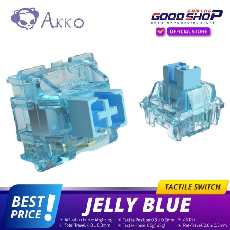 Jual AKKO CS JELLY + SPONGE + STARFISH SWITCH MECHANICAL KEYBOARD - Jelly White di Seller GOOD ...