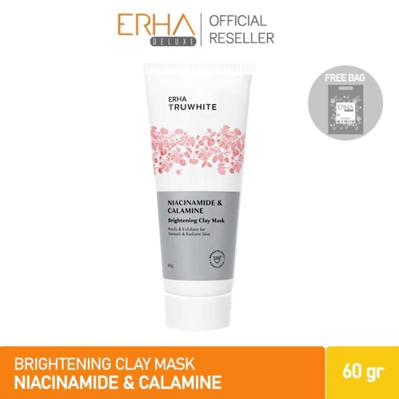 Review Erha Truwhite Clay Mask, Bisa Mencerahkan Kulit Wajah?