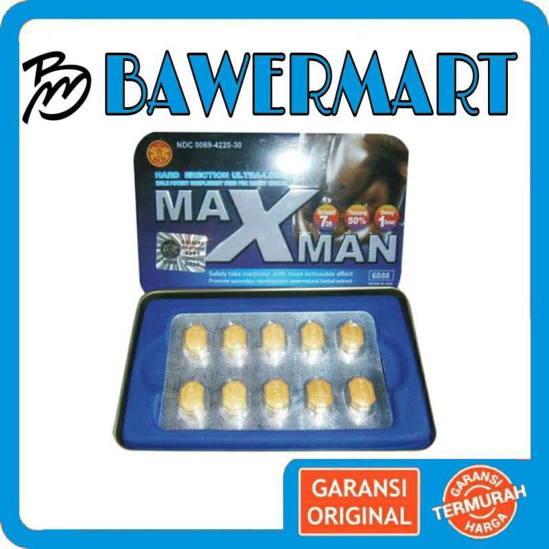 Jual [bawermart] Maxman ® Maxman Pills | Maxman Tablet | Maxman ...