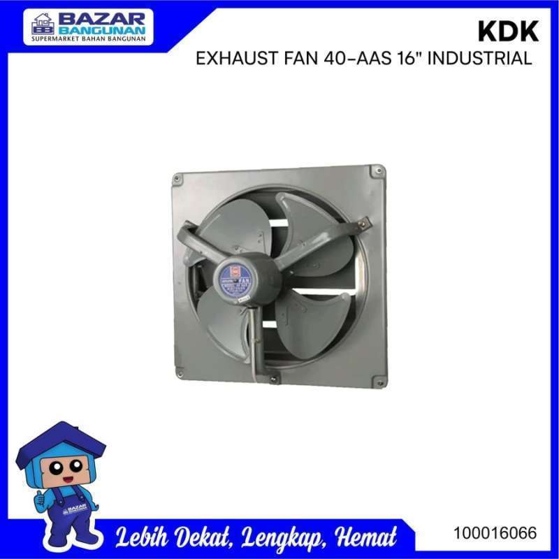 Jual KIPAS VENTILASI DINDING WALL MOUNT EXHAUST FAN HEXOS KDK 40 AAS ...
