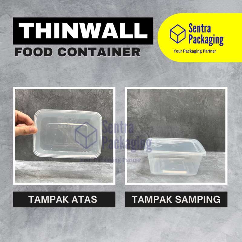 Jual Victory - Kotak Makan Plastik 500ml / Thinwall / Food Container ...