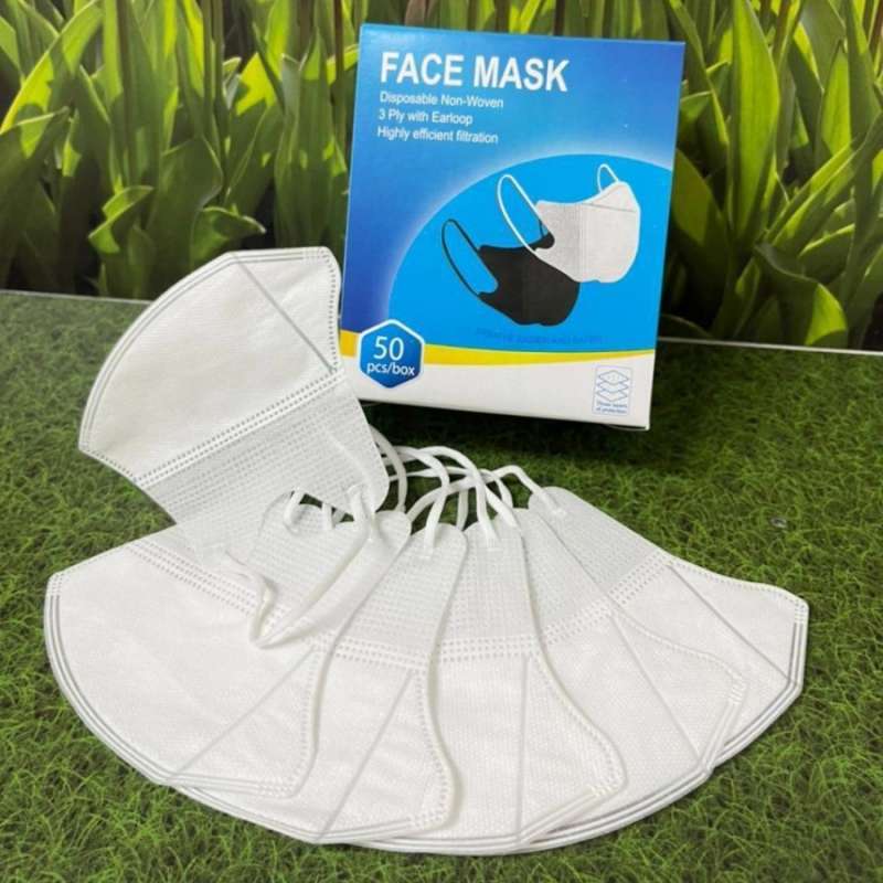 Jual Masker Dukbill FaceMask/Duckbil Care indo/ Duckbill Putih Hitam ...