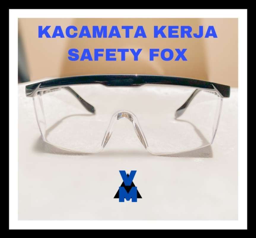 Jual Kacamata Safety FOX Clear / Goggles / Industrial Safety di Seller ...