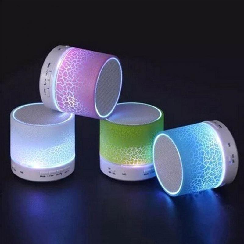 Jual Mini Led Bluetooth Speaker Cracked Colour Edition Di Seller ...