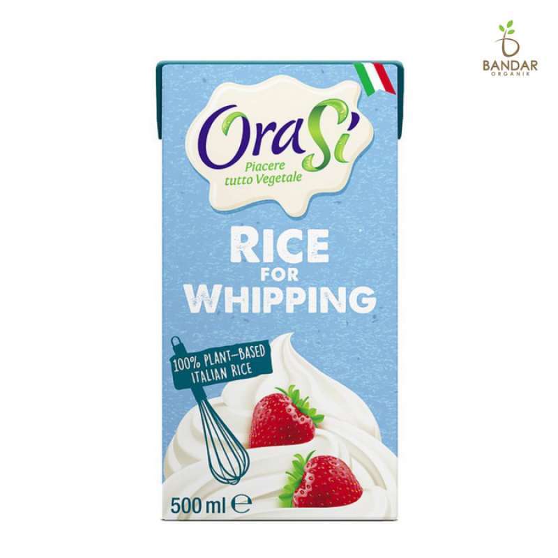 Jual Orasi - Rice Whipping Cream 500ml / Plant Based Whip Cream /Krim ...