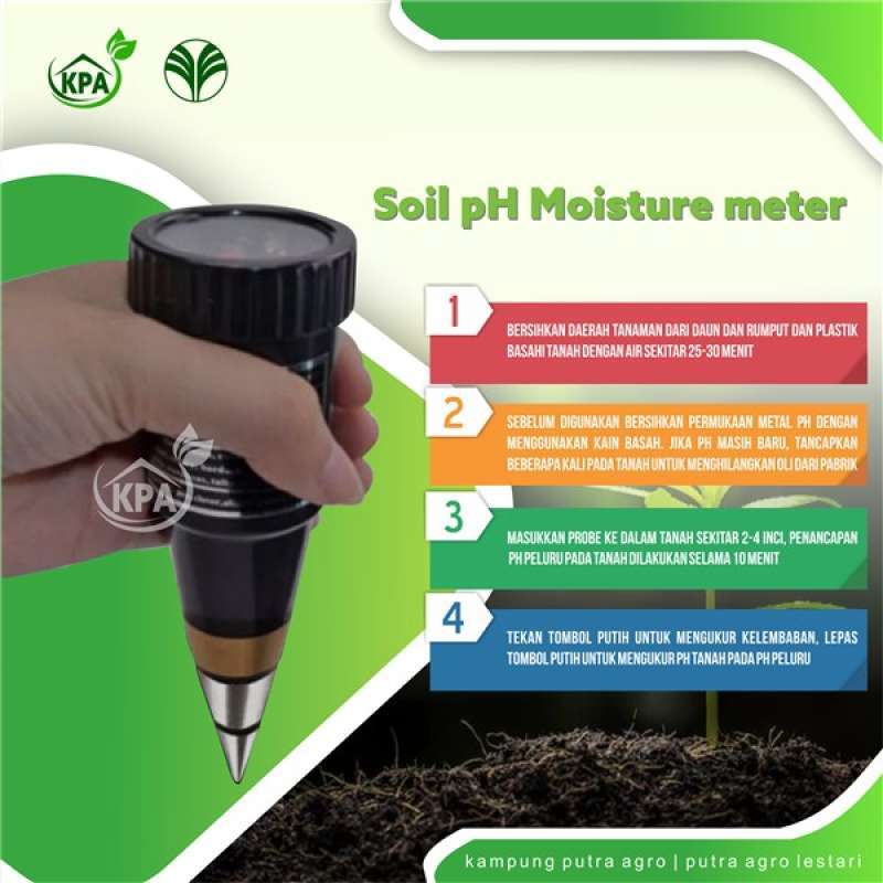 Jual Alat Ukur - Alat Ukur PH Tanah - Alat Ukur Keasaman Tanah - SOIL ...