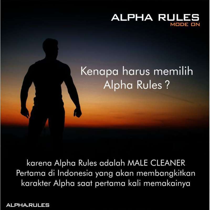 Jual Alpha Rules Full Body Contact Head & Body Wash Sabun Mandi Shampo ...