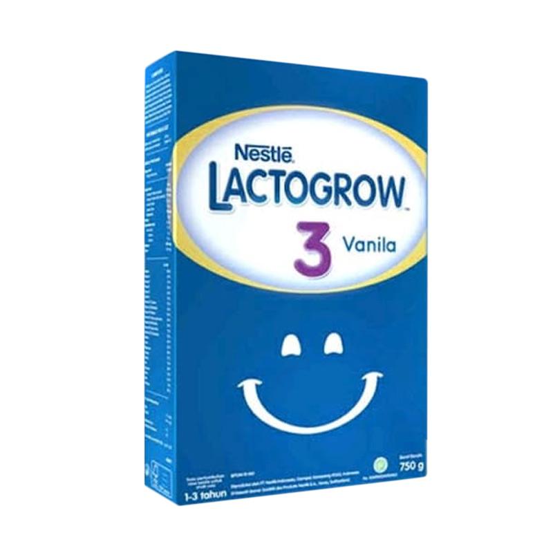 Jual Nestle LACTOGROW 3 Vanilla Susu Formula [750 g] di Seller ...