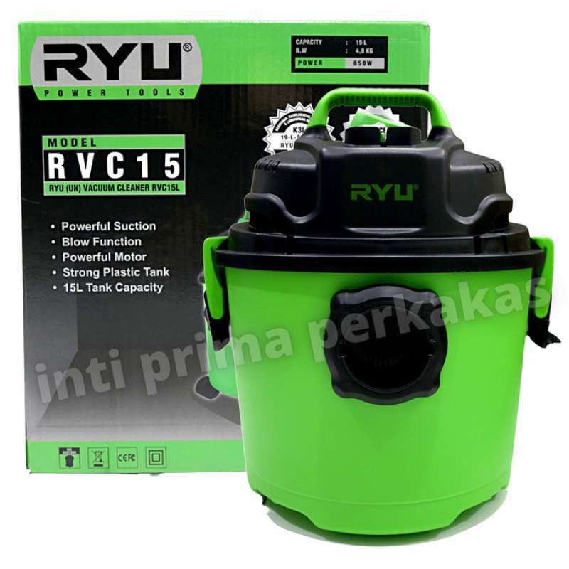 Promo Ryu Rvc 15 L Rvc15l 15l Vacuum Cleaner Alat Mesin Penyedot Debu ...