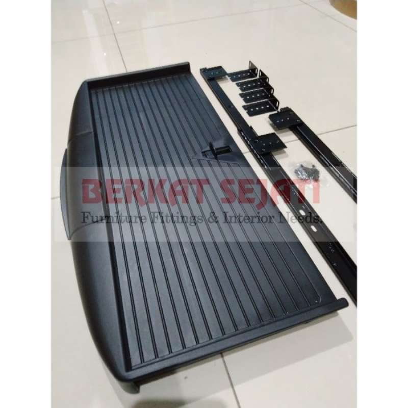 Jual Rak Keyboard Tray Rel Laci Tempat Tatakan Keyboard Meja Komputer ...