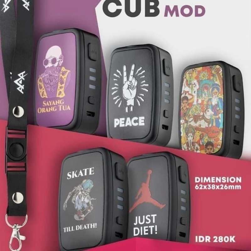 Jual Cub Mod Kit Package With Rta By Aaavape X Vape Han 100% Authentic ...