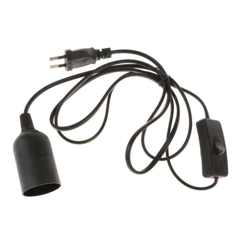 Jual 1.5m E27 Plug-In Hanging Pendant Light Lamp Bulb Socket to EU Plug ...