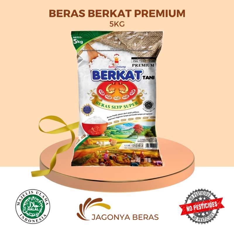 Jual SMG/JOG/SOLO - BERKAT TANI Beras Premium Kemasan Karung 5 Kg ...