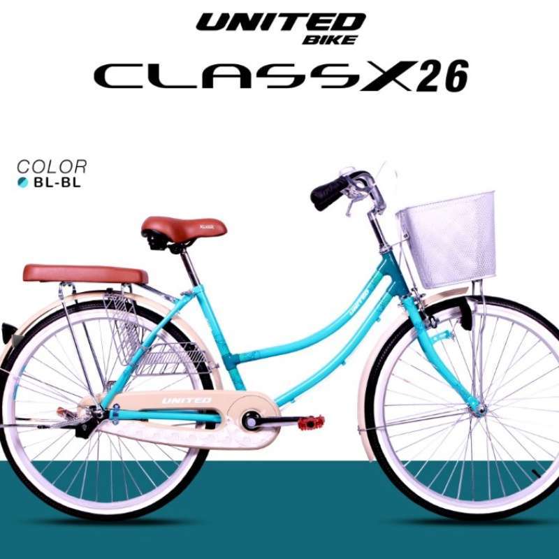 Jual Sepeda Anak Mini United Class X 26 Inch City Bike Keranjang ...