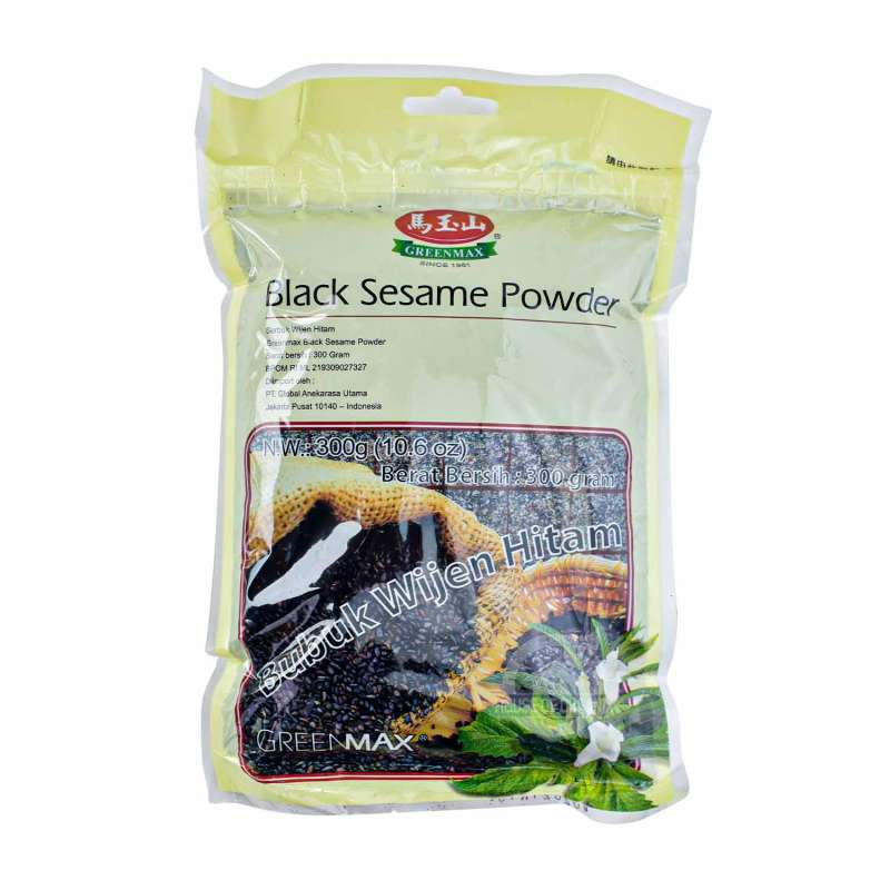 Promo Greenmax Black Sesame Powder 300 Gr Diskon 9% di Seller House of ...