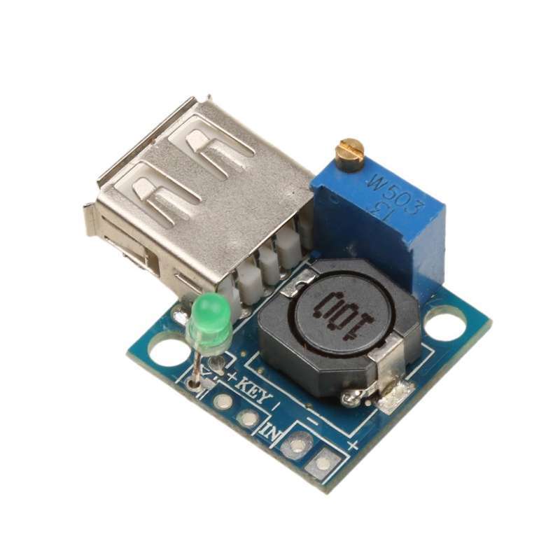 Jual 12v To 5v 3a Usb Dc-dc Buck Converter Step Down Module Power Board ...