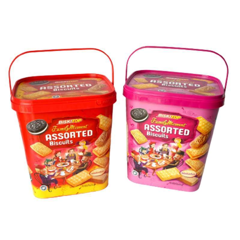 Promo Biskitop - Family Moment 1200gr Assorted Biskuit Wafer Cream ...