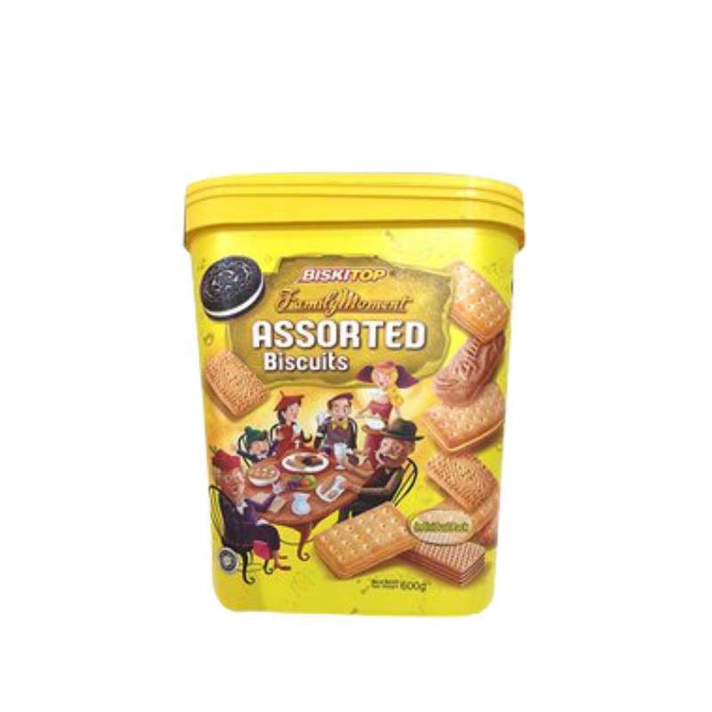 Promo Biskitop - Family Moment 1200gr Assorted Biskuit Wafer Cream ...