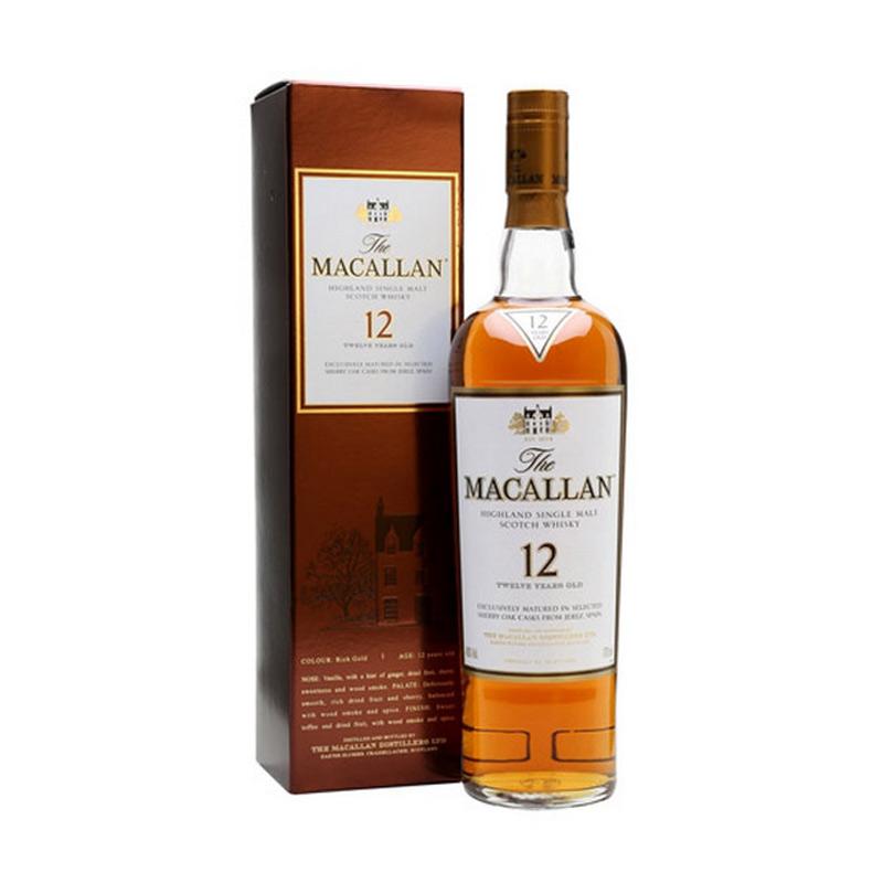 Jual Macallan Malt 12 Years Old-sherry Oak Minuman Alkohol [700 Ml] Di ...