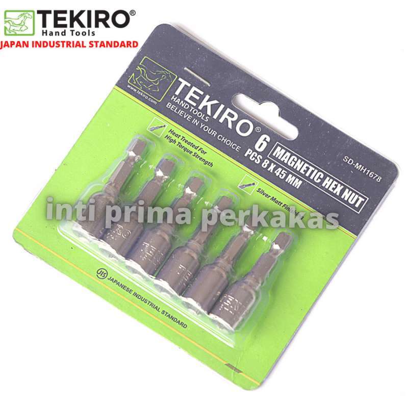 Jual TEKIRO Mata Roofing / Sock Bor 8 x 45 mm Magnetic Hex Nut di ...