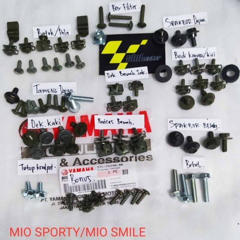 Jual Full Set Baut Yamaha Original Murah - Harga Diskon April 2024 ...