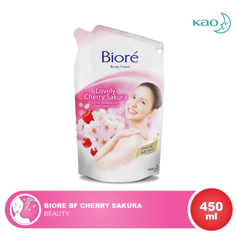 Jual Biore Body Foam Lovely Cherry Sakura Refill 450ml di Seller Alfamidi Official Store - Kab ...