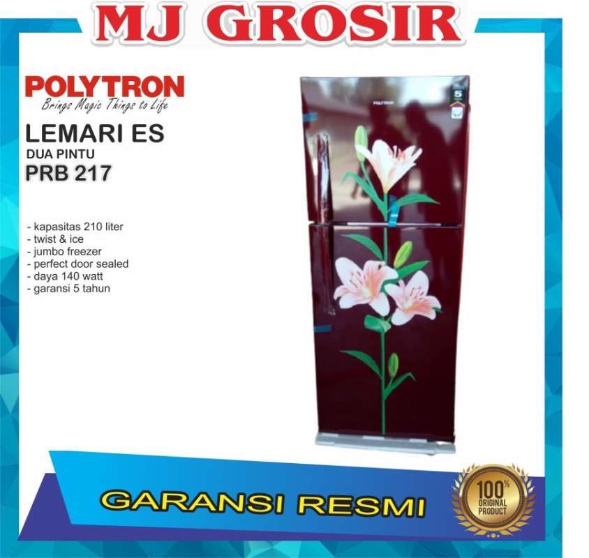 Jual KULKAS POLYTRON PRB 217 LEMARI ES 2 PINTU PRB217 PRB 217 di Seller ...