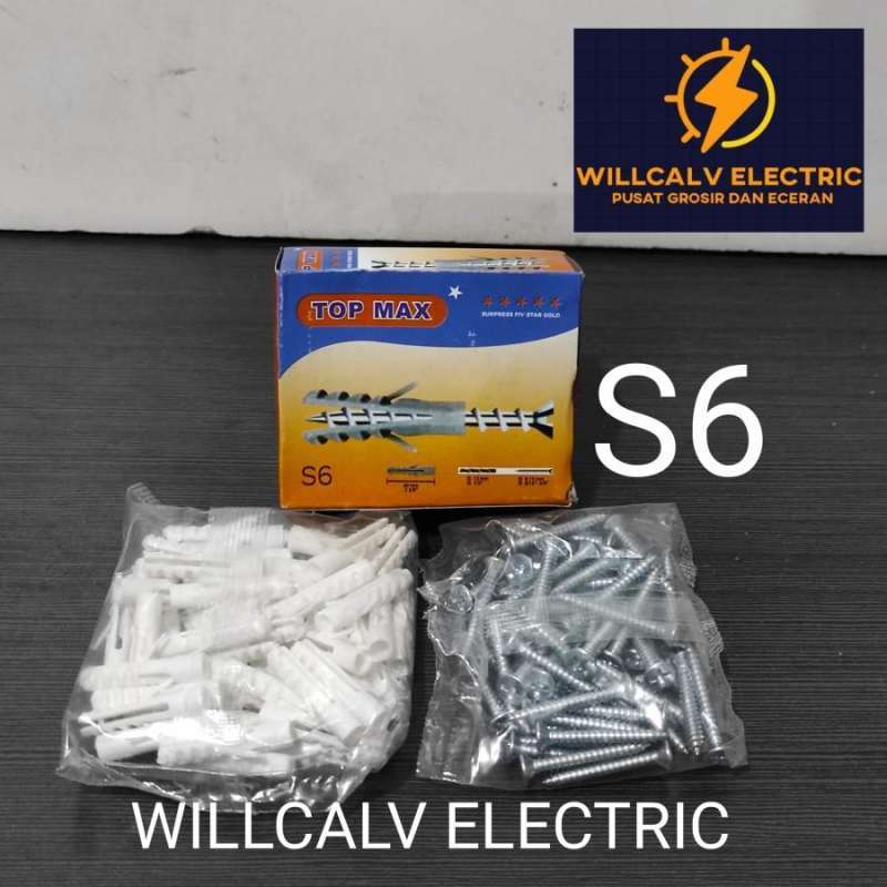 Jual VISER S6 + SEKRUP HARGA 1 KOTAK ISI 50 PC di Seller WILLCALV ...