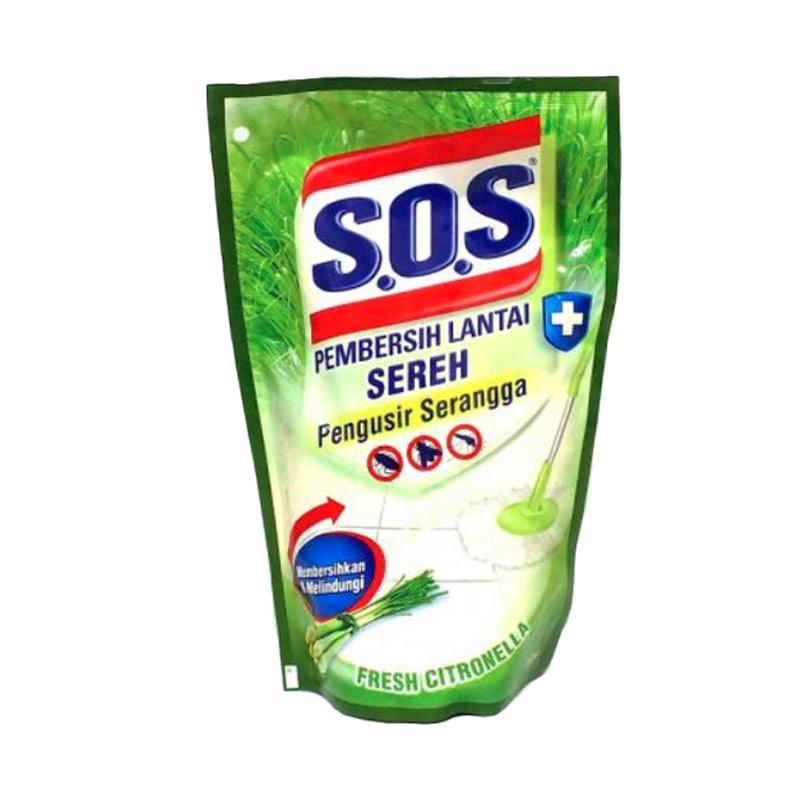 Promo SOS Sereh Pembersih Lantai [350 mL/ Pouch] Diskon 3% di Seller ...