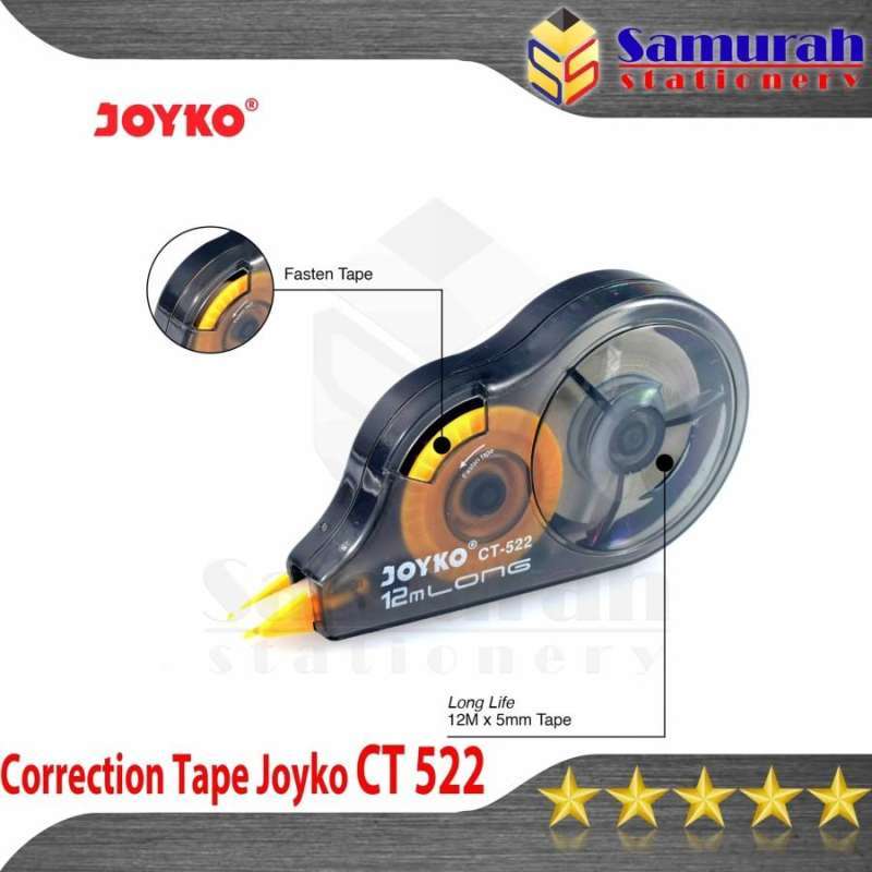 Promo Correction Tape Joyko CT-522 12 Meter / Tip-Ex Kertas Rol CT 522 ...