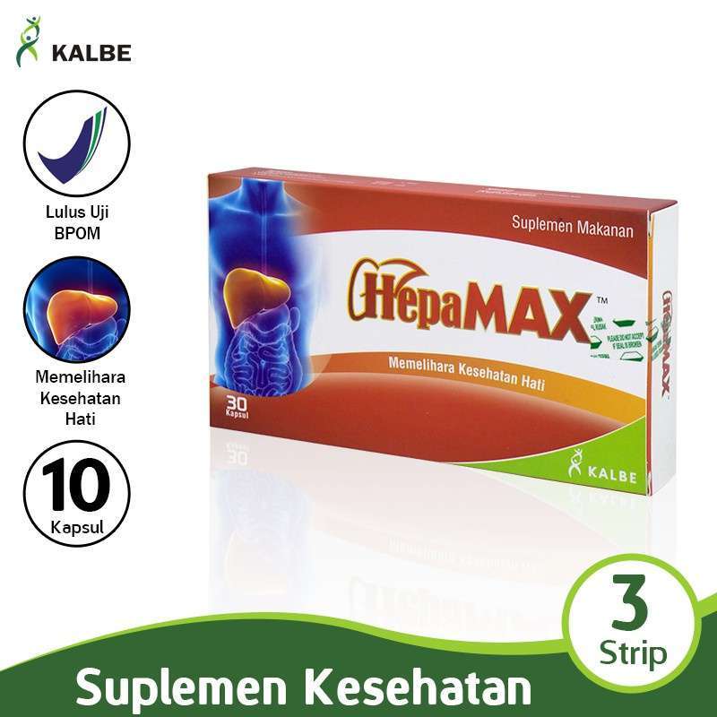 Jual Hepamax 30 Cap (kalbe) Di Seller Sehat.id21 - Kenangan Baru, Kab ...