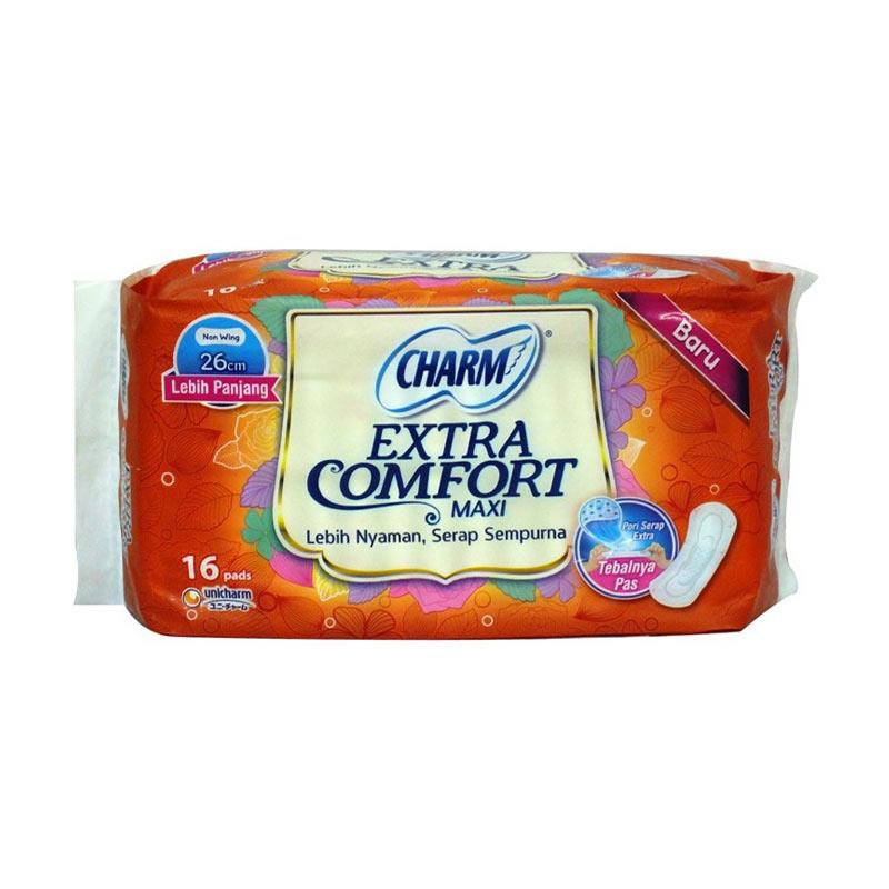 Jual CHARM Pembalut Extra Comfort Maxi Non Wings 16pcs di Seller ...