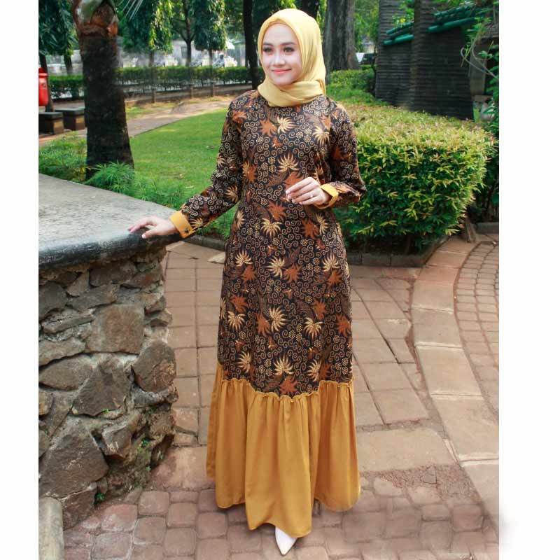 6 Model Gamis Batik untuk Pesta Pernikahan - Blibli Friends