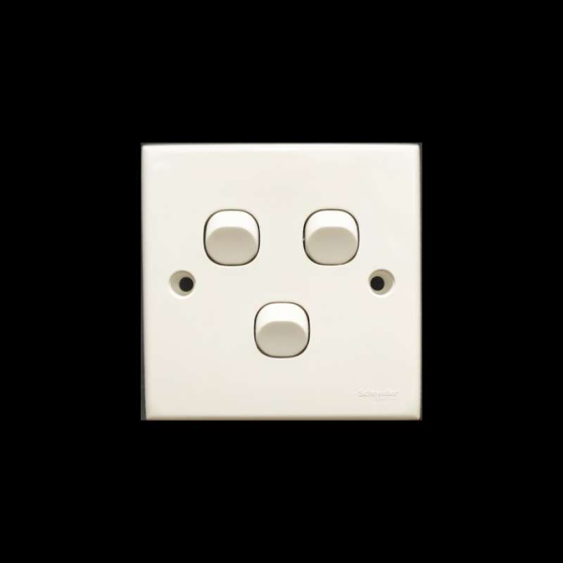 Jual Saklar Triple E33 Schneider Classic / clipsal saklar 3 gang ...