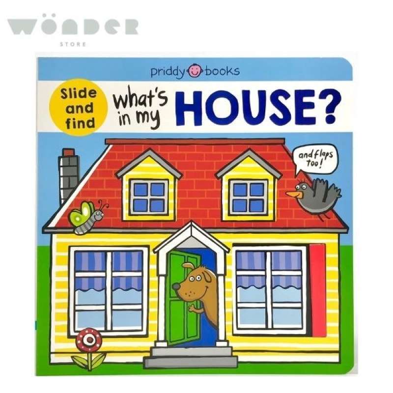 Promo Original IMPORT - WHATS IN MY HOUSE?: A SLIDE AND FIND BOOK Buku ...