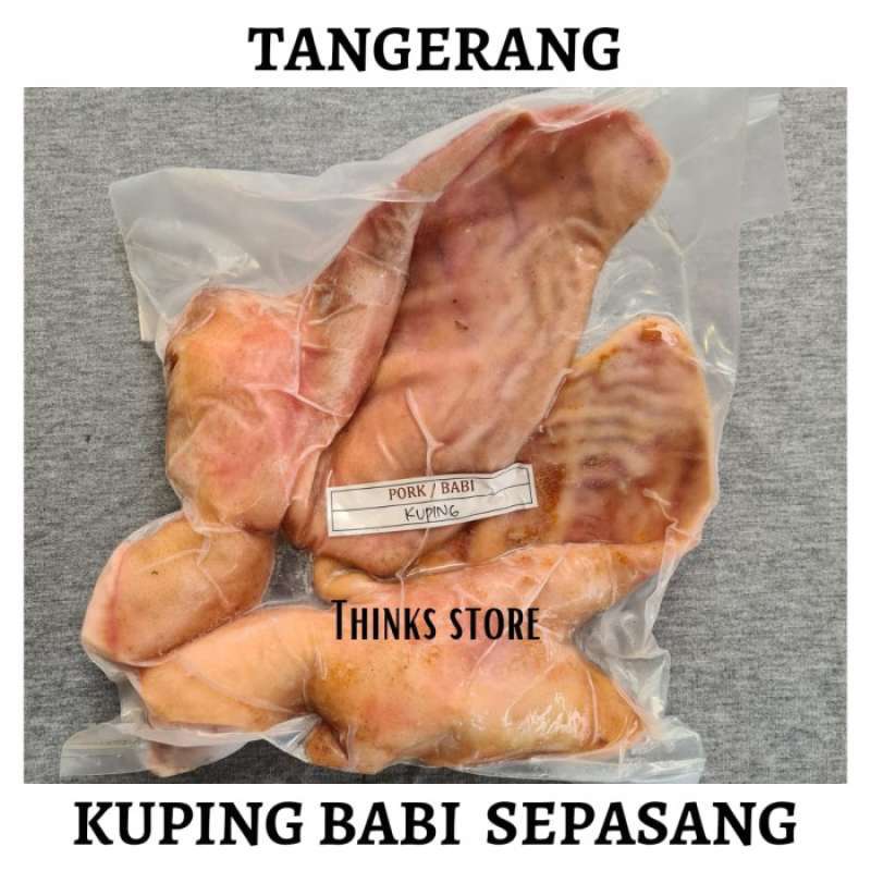 Jual Kuping Babi - Pork Ear - Babi Bali, Ukuran Kemasan 800gr Di Seller ...
