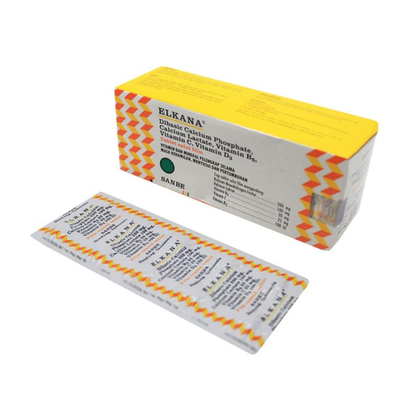 Jual Elkana Film Coated Tablet Suplemen Kesehatan di Seller Farmaku ...