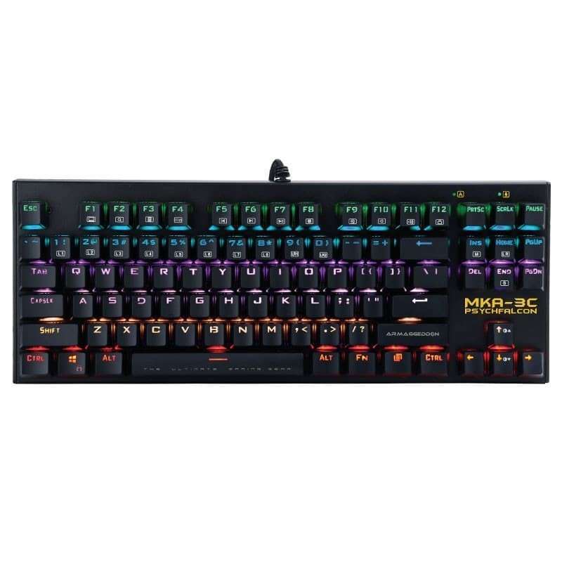 Jual Keyboard Gaming Mechanical Armaggeddon MKA-3C PSYCHFALCON Wired di ...