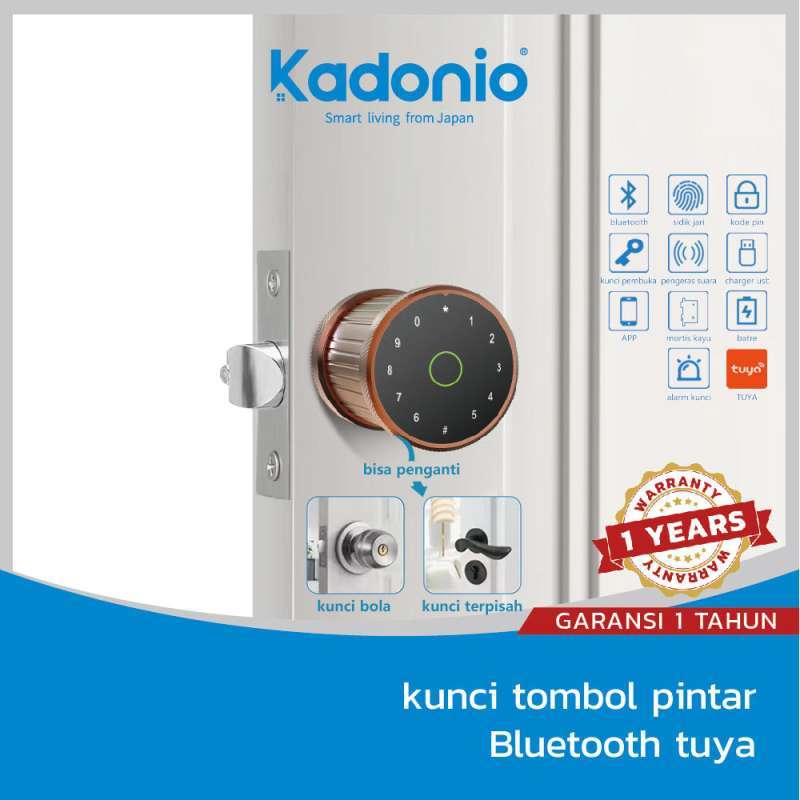 Jual Kadonio kunci tombol pintar Bluetooth tuya kunci pintu digital ... Jual Kadonio kunci tombol pintar Bluetooth tuya kunci pintu digital ...