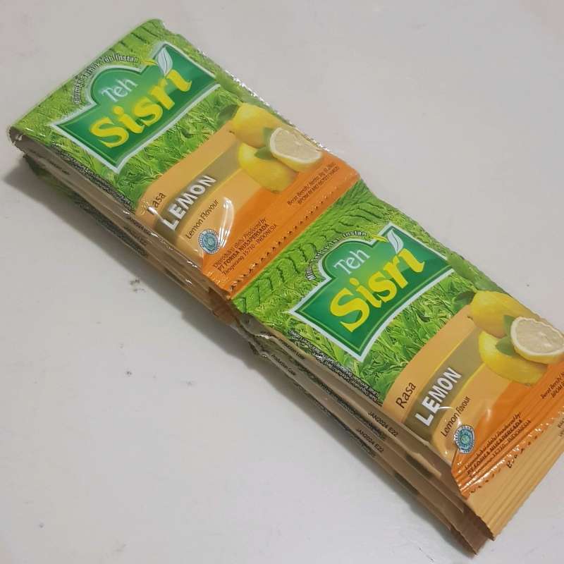 Promo teh sisri rasa lemon 8g Diskon 17% di Seller Cahaya agen telur ...