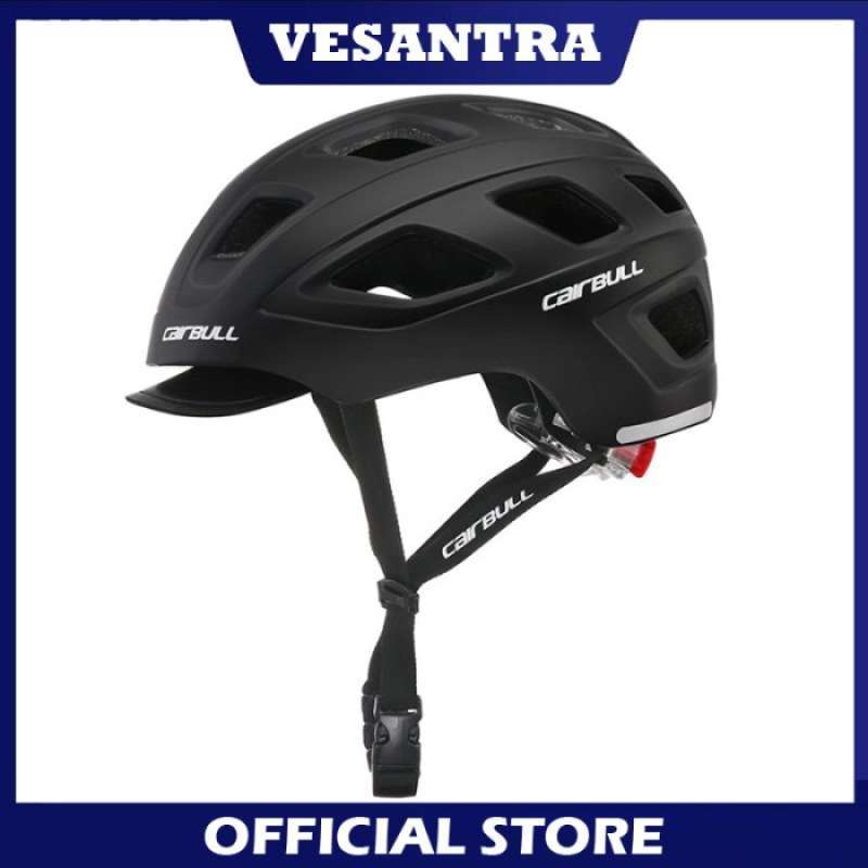 Promo Cairbull Castle Cb43 Helm Sepeda Lipat Seli Mtb Lampu Hitam