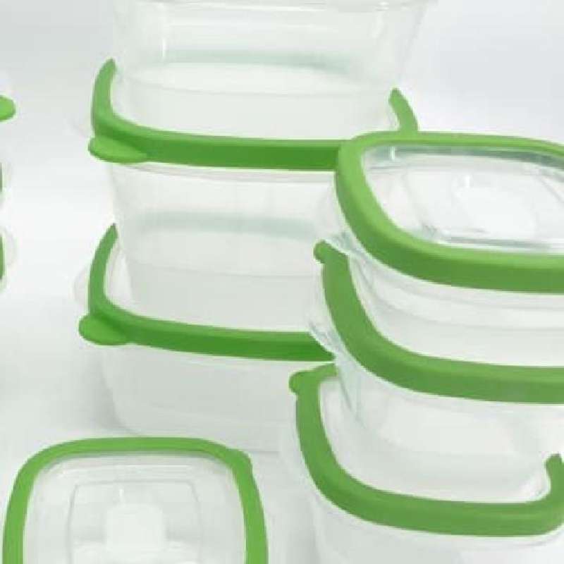 Jual Tempat Penyimpanan Bahan Makanan FOOD CONTAINER Plastik Set 12 Pcs ...