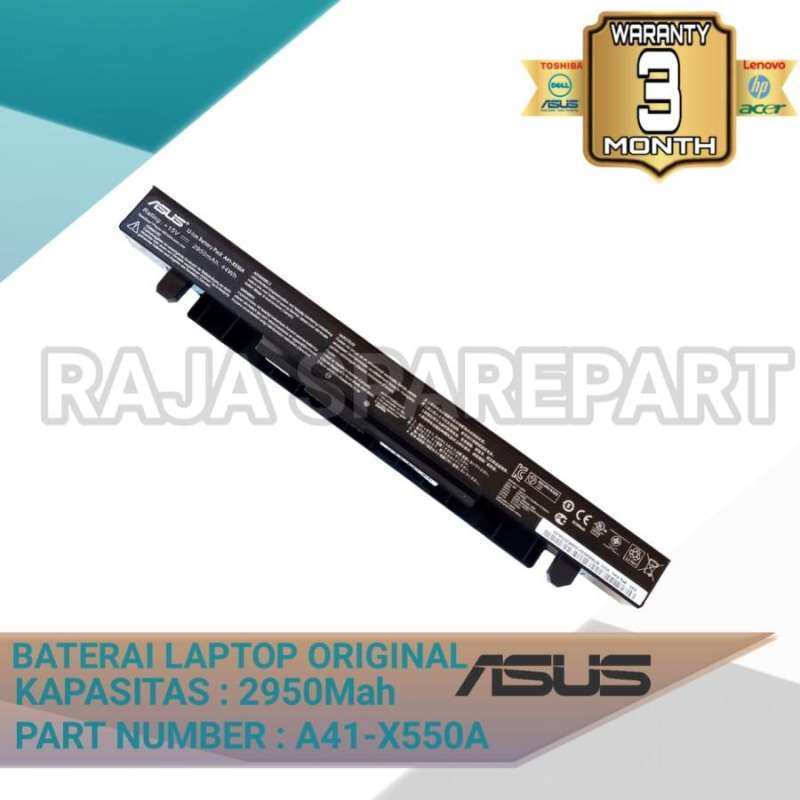 Jual Baterai Original Laptop Asus X550V X550 X550VB X550VW X550VX A41 ...