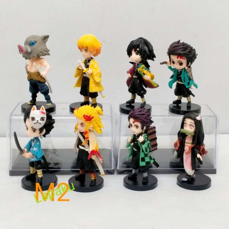 Jual WCF DEMON SLAYER KIMETSU NO YAIBA TANJIRO INOSUKE NEZUKO SET 8PCS di Seller Epiphanny ...